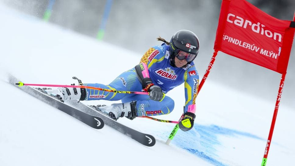 Riesenslalom in Spindlermühle: Hector in Führung